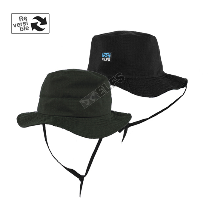 TOPI RIMBA RIPSTOP REVERSIBLE HITAM HIJAU ARMY | TOPI RIMBA / MANCING ...
