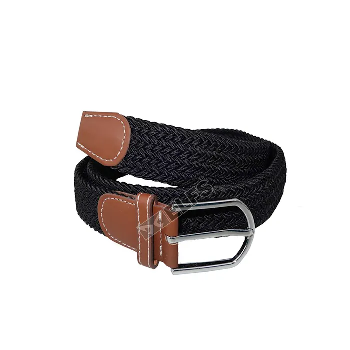 Ikat Pinggang Gesper Rajut Motif Simple Hitam | IKAT PINGGANG RAJUT ...