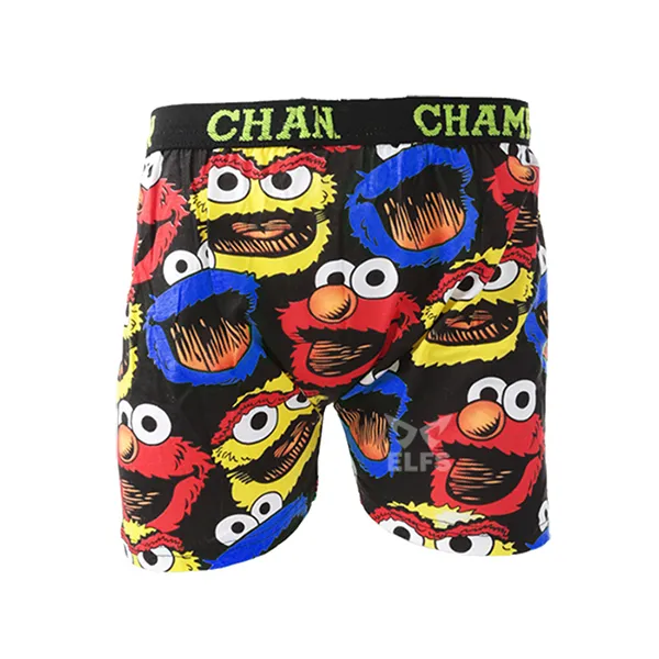 Boxer Pria Dewasa Celana Dalam Santai Elmo Colour Biru Tua | BOXER ...