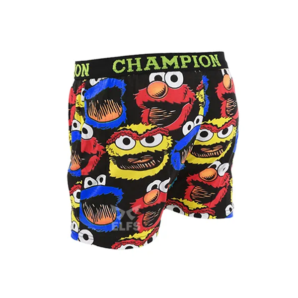 Boxer Pria Dewasa Celana Dalam Santai Elmo Colour Biru Tua | BOXER ...